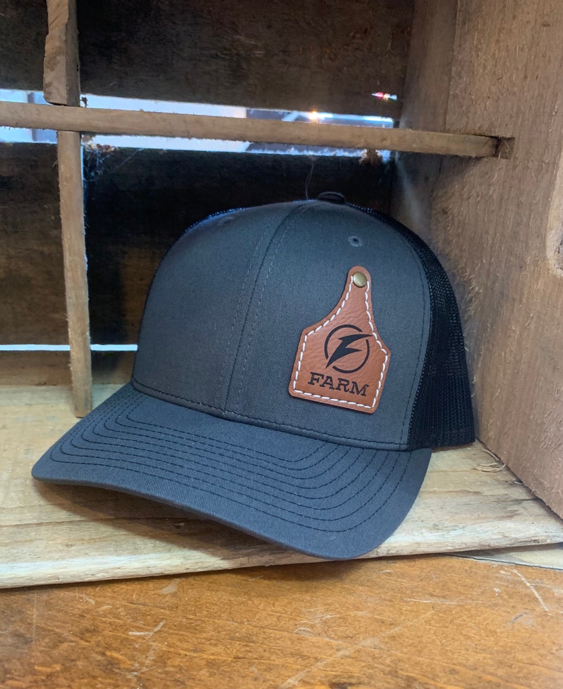 Customizable Cow Tag Hat Adult Cattle Tag Cap Richardson | Etsy