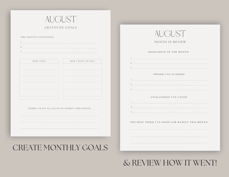 Editable Gratitude Journal Printable Positive Affirmation Workbook ...