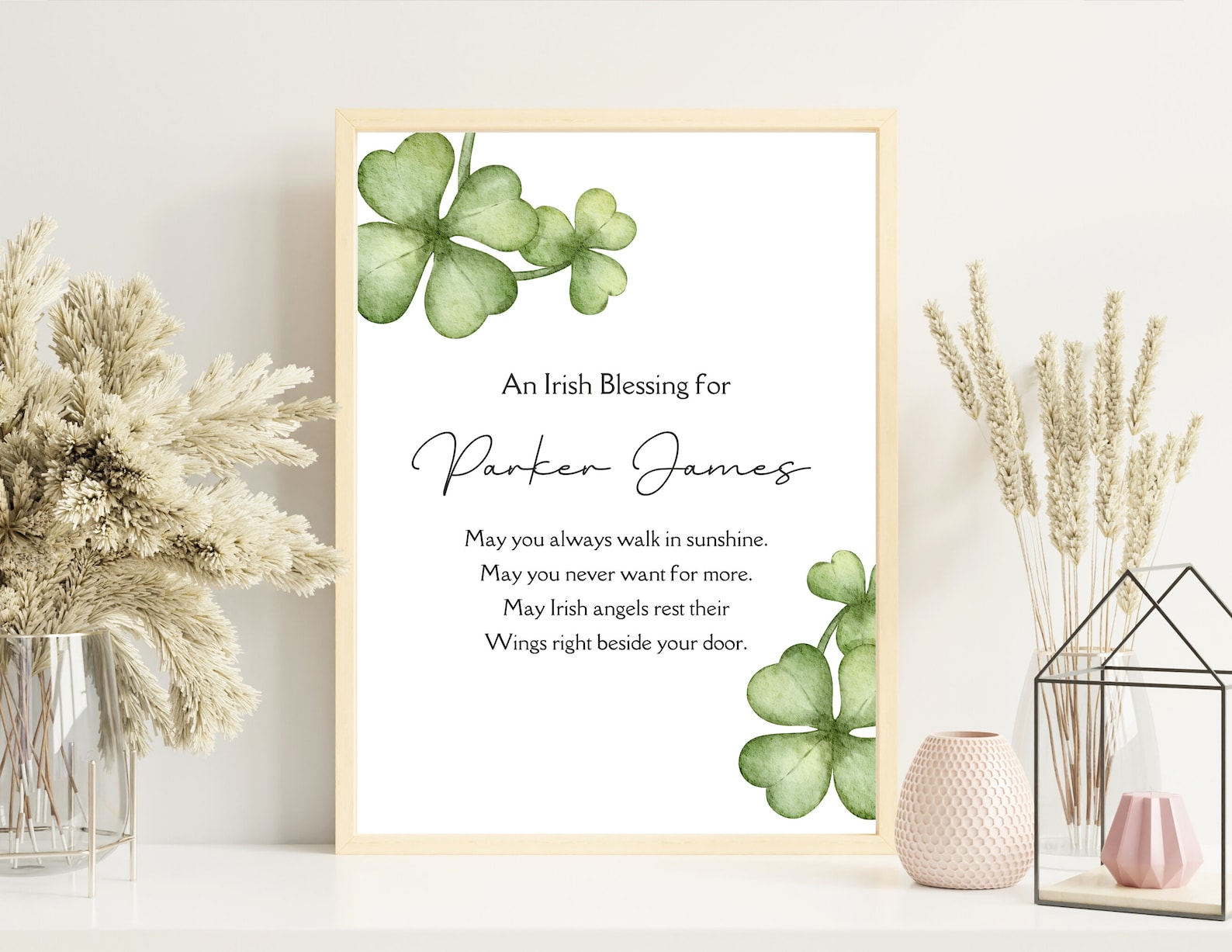 Irish Blessing, Irish Baby Blessing, Baptism Blessing, New Baby Gift ...