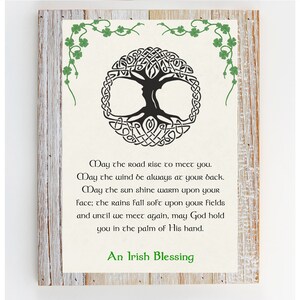 Irish Blessing, Traditional Gaelic Blessing, Celtic Irish Blessing ...