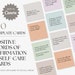 Positive Affirmation Self Care Cards, Editable Canva Quotes ...
