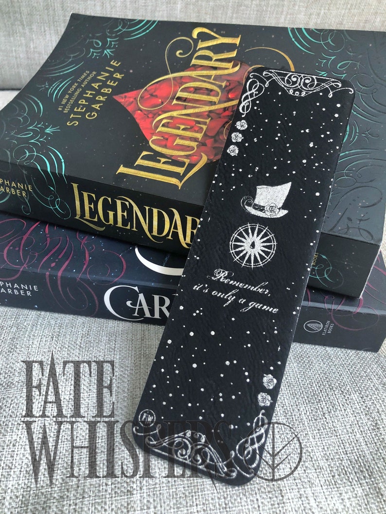 Leatherette Bookmark Inspired by Caraval Series It's Only - Etsy