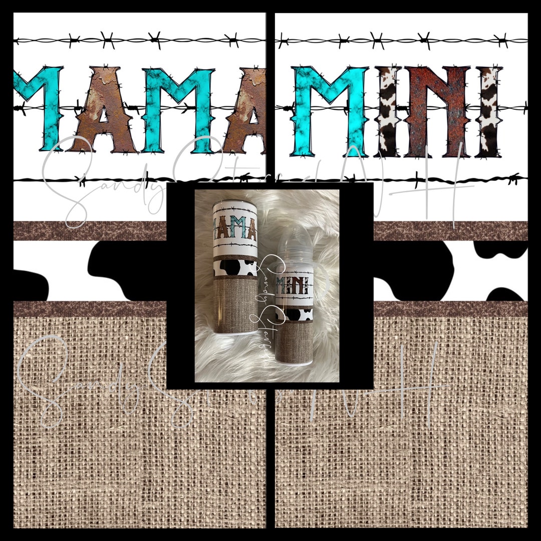 DIGITAL DOWNLOAD PNG Only Sublimation Tumbler Sets Mini and Me Gate ...