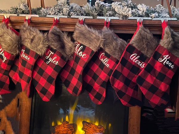 Red Buffalo Plaid Farmhouse Christmas Wall Art Set Christmas - Etsy Canada