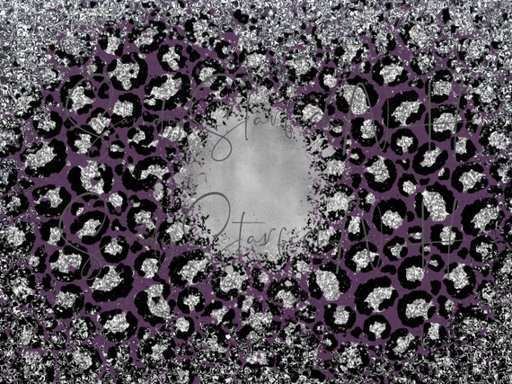 DIGITAL DOWNLOAD Png Sublimation Blank Leopard Print Purple | Etsy