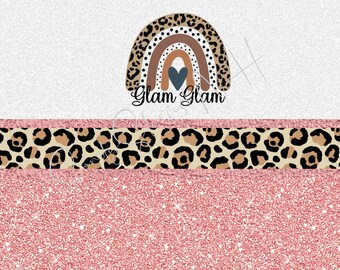 DIGITAL DOWNLOAD PNG Mini Rose Gold Leopard Boho Rainbow | Etsy