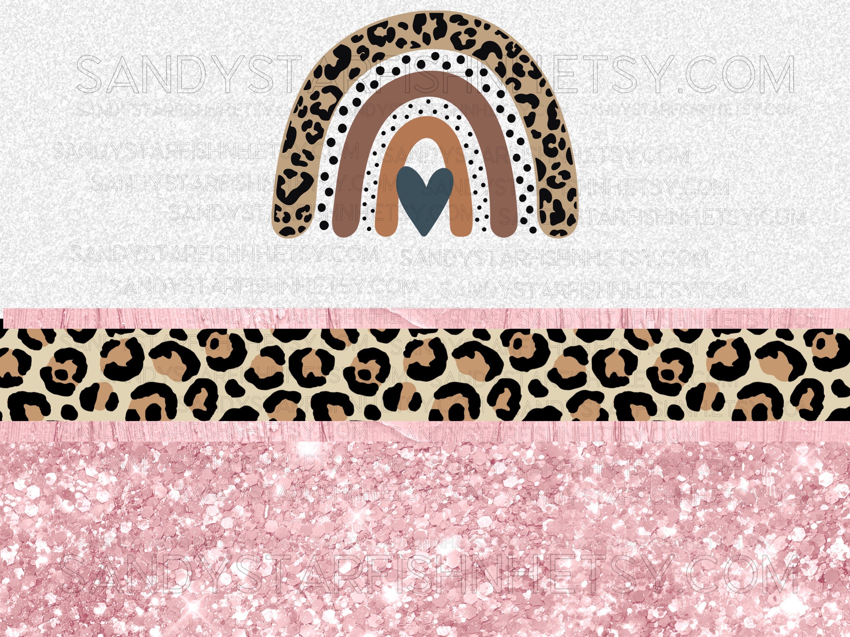 DIGITAL DOWNLOAD Blank Boho Sublimation Glitter Pink Ice Rainbow - Etsy