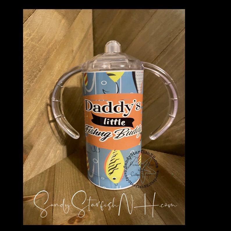 Daddys Fishing Buddy Sippy - Etsy