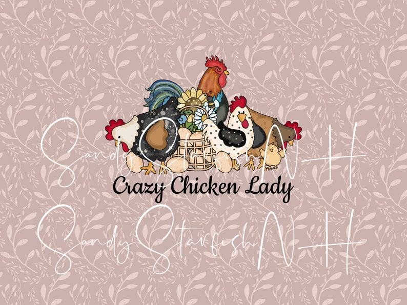 DIGITAL DOWNLOAD Only Png Chicken Lady Farm Sarcastic Sublimation - Etsy