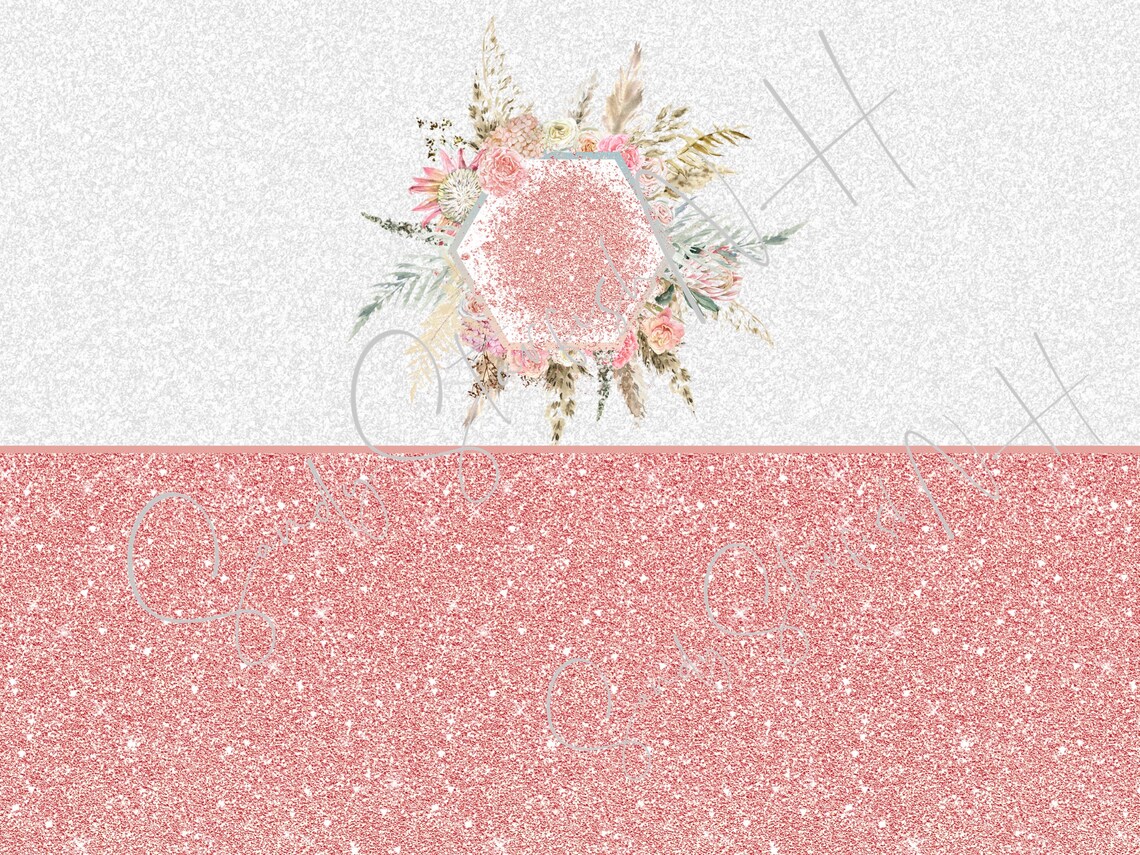 DIGITAL DOWNLOAD Png Blank Rose Gold Floral Sublimation File - Etsy