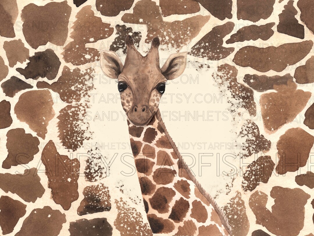 DIGITAL DOWNLOAD Mama Mini Tumbler Giraffe Pattern Set Png File - Etsy