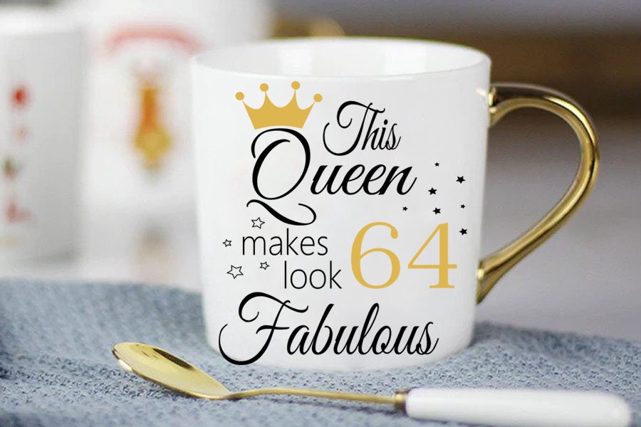 Birthday Svg 64th Birthday Svg 64th Birthday Clipart Happy - Etsy