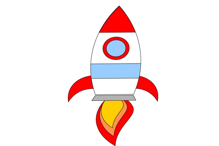 Clipart Rocket Ship