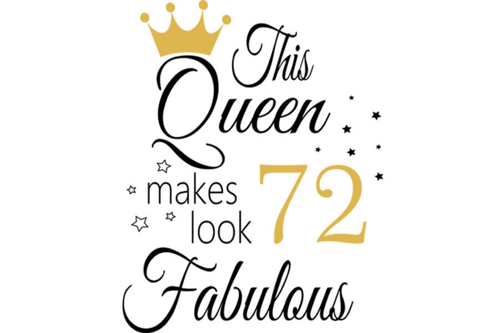 Birthday Svg 72 Birthday svg 72 Birthday clipart happy | Etsy