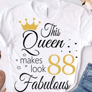 88th Birthday Svg, 88th Birthday Svg, 88th Birthday Clipart, Happy ...