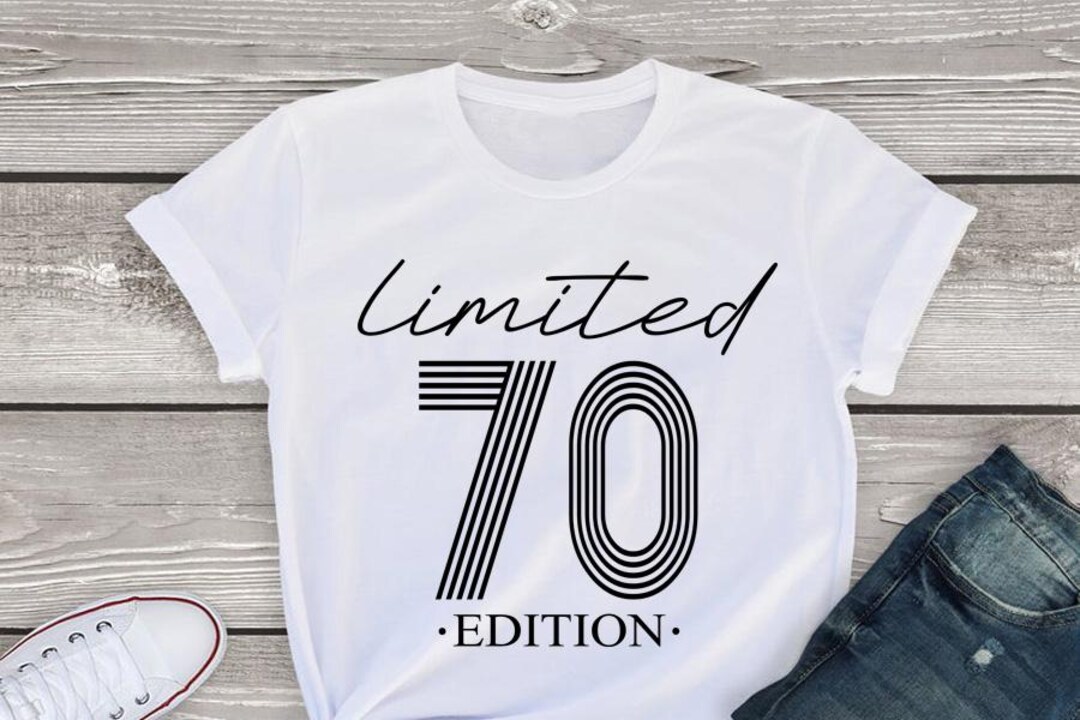 Limited Edition 70th Birthday Svg Png, 70th Birthday Svg Png, Man 70th ...