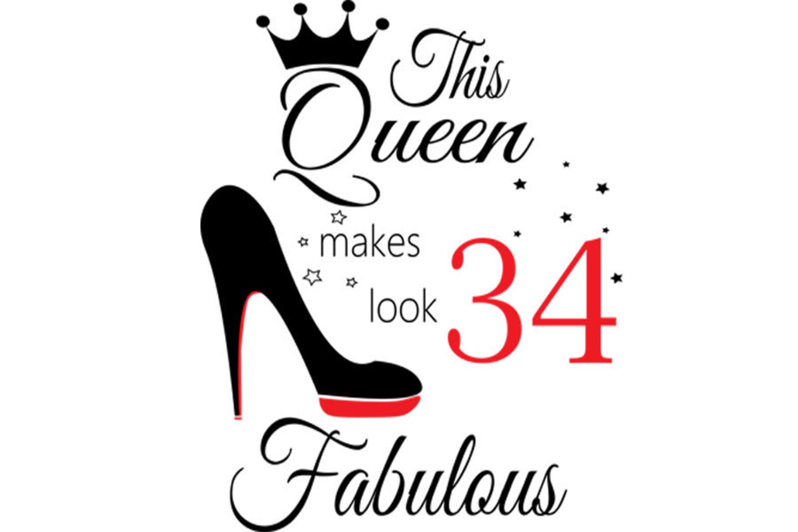 Birthday Svg 34th Birthday Svg 34th Birthday Clipart Happy - Etsy UK