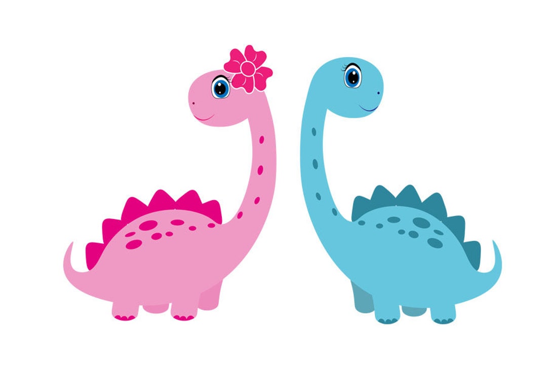 Cute Boy Girl Dinosaur Svg, Cute Dino Svg, Clipart, Funny Dino Svg ...