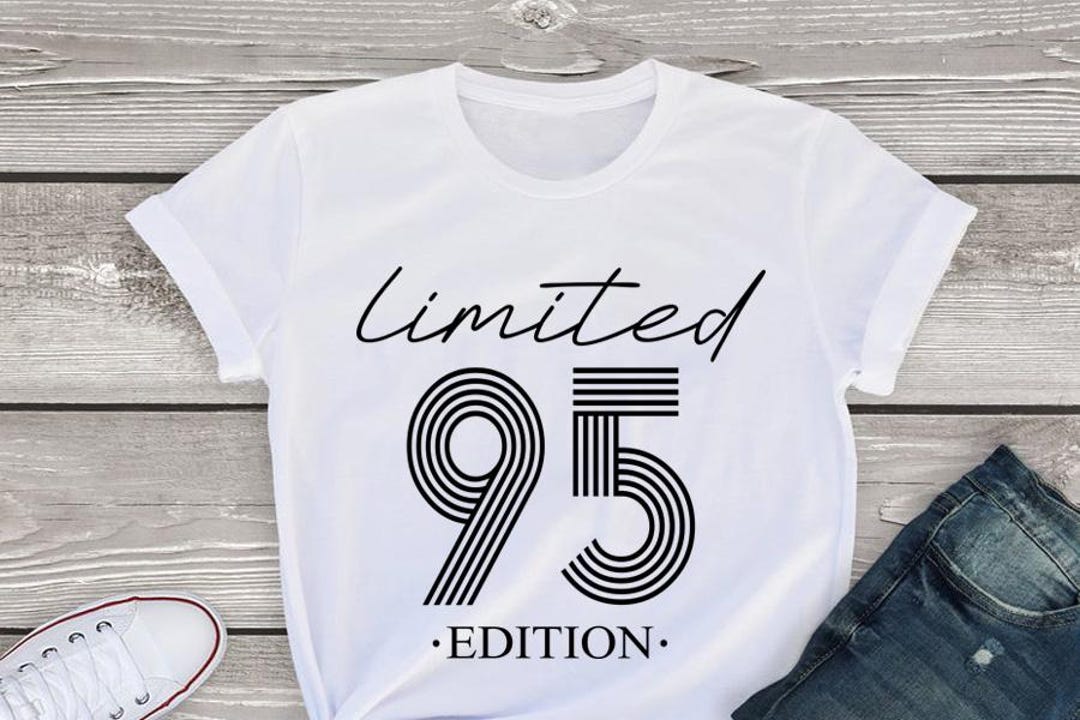95th Birthday Svg Png, Limited Edition 95th Svg Png, Man 95th Birthday ...