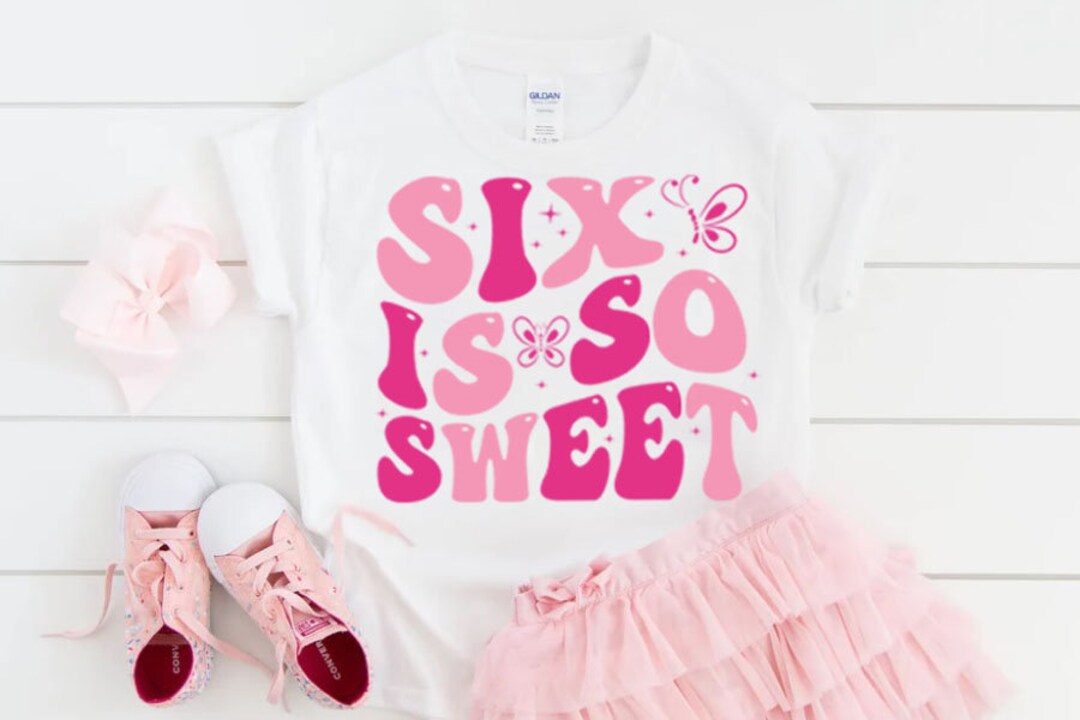 Six is so Sweet Svg,png, Girl 6th Birthday Svg Png, Sweet Sixth ...
