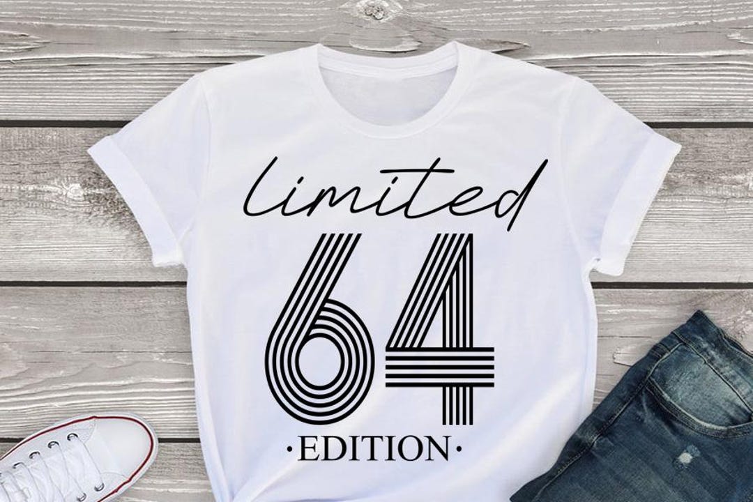 64th Birthday Svg Png, Man 64th Vintage Birthday Svg Png, Woman 64th ...