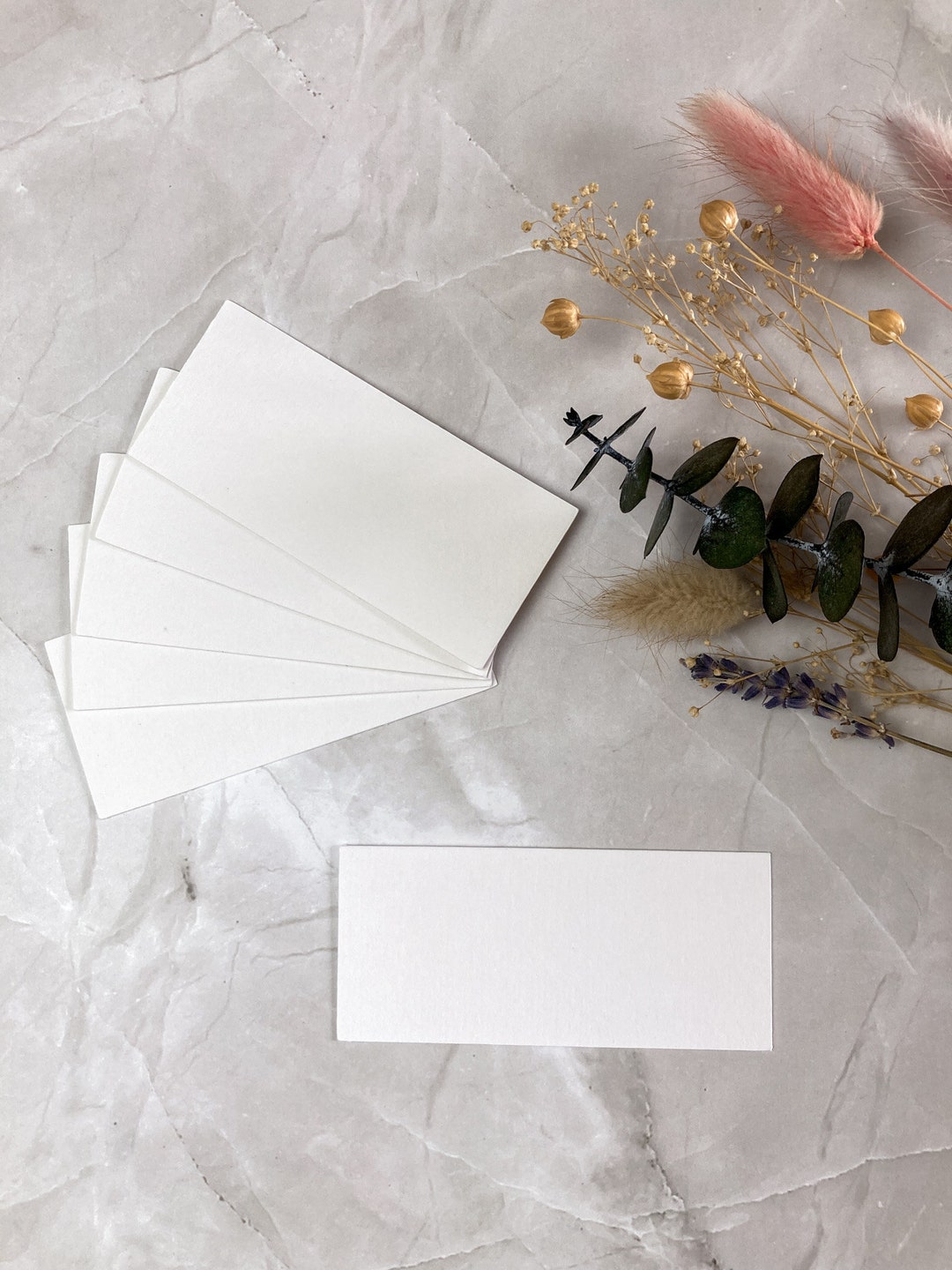 Blank White Place Names, DIY Weddings, Pack of 10 Cards, Place Card ...