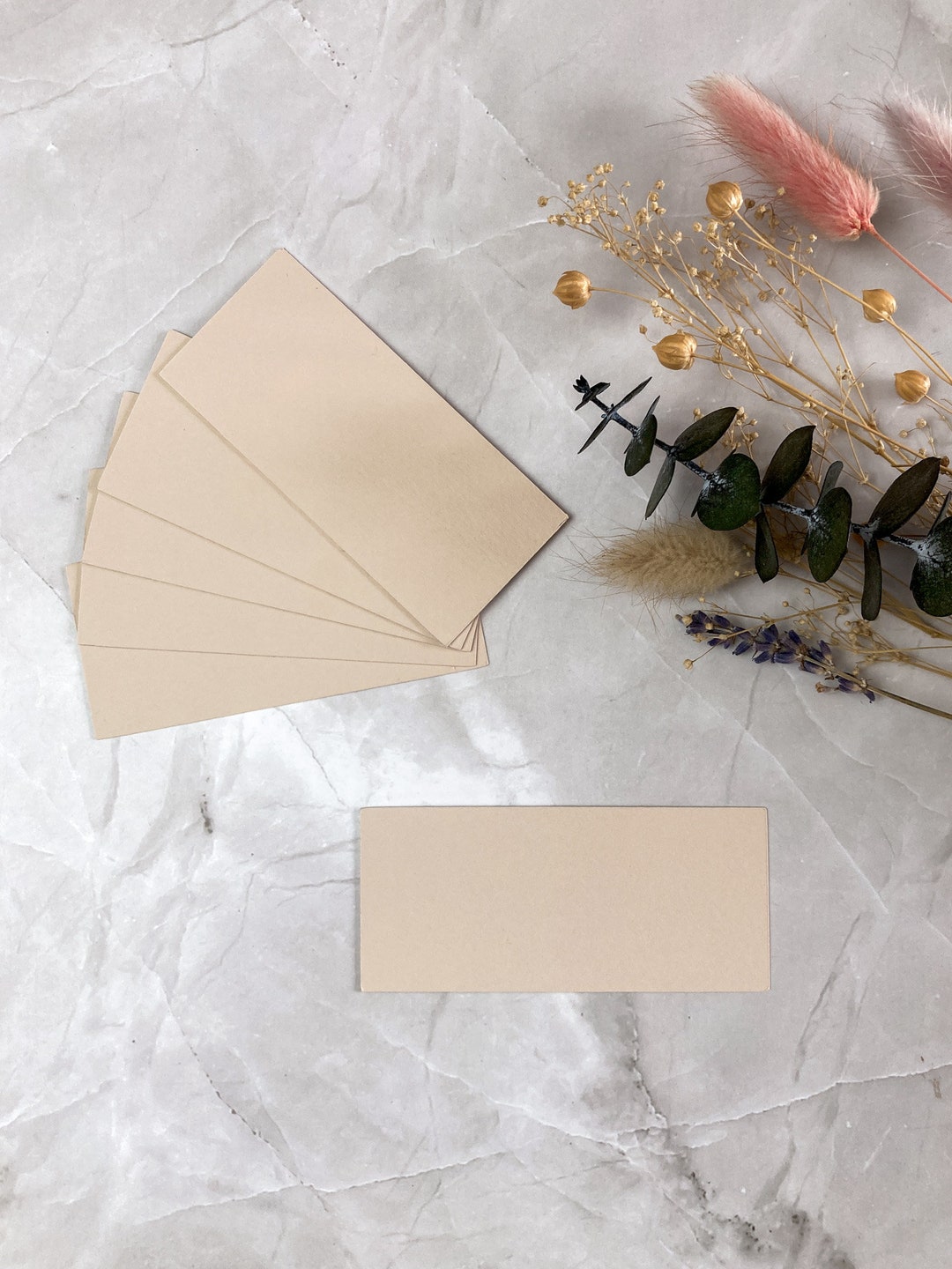 Beige Place Cards: DIY Wedding Table Setting, 10 Pack - Etsy
