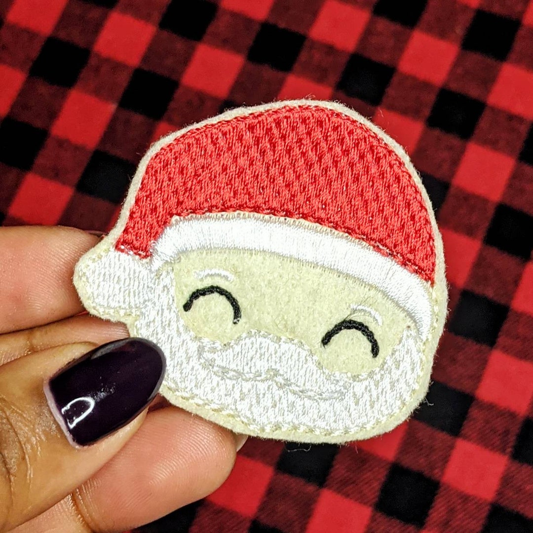 Motif thermocollant Père Noël de Noël Fer de Noël sur Patch - Etsy Canada