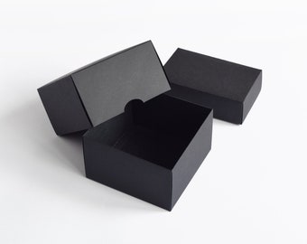 Matte Black Boxes - Etsy