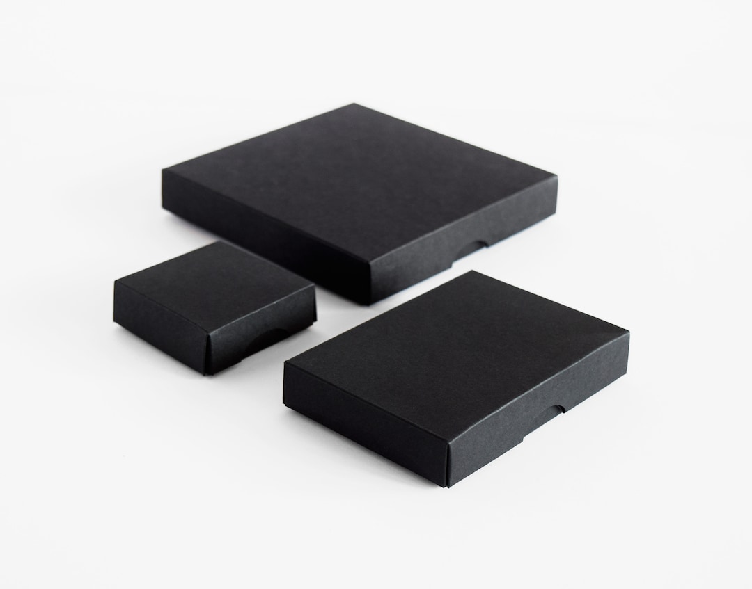 Matte Black Packaging Boxes Bulk, Boxes for Small Business, Boxes for ...