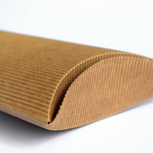 100 Pillow Boxes, Small Kraft Gift Boxes, Eco Friendly Product ...