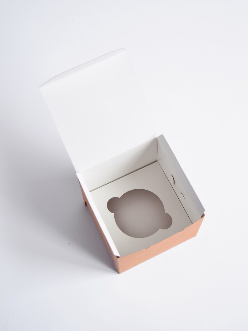 20, 30, 60 Cupcake Packaging Boxes, Kraft or White Individual Cupcake ...