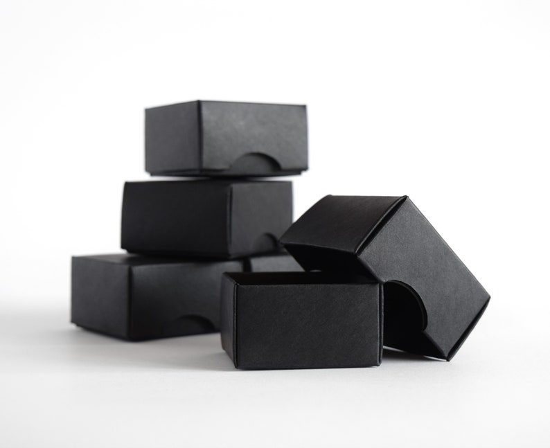 Matte Black Packaging Boxes Bulk Boxes for Small Business - Etsy