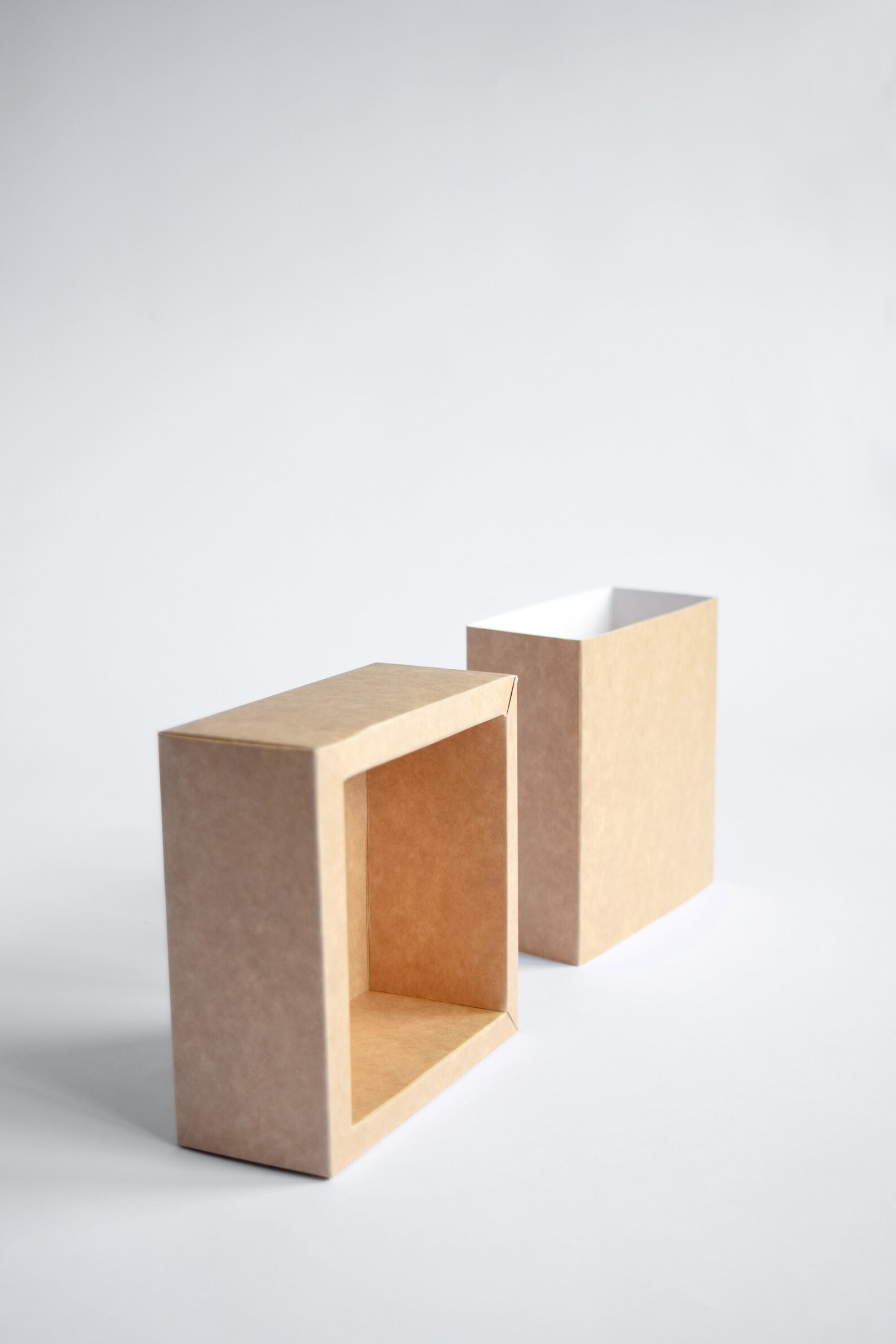 50 Kraft Paper Sliding Boxes, Brown Carton Drawer Product Packaging ...