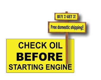 Safety Check Sticker | Etsy