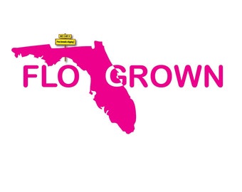 Flo Grown Sticker | Etsy