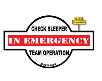 Safety Check Sticker | Etsy