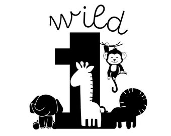 Wild One Stickers - Etsy