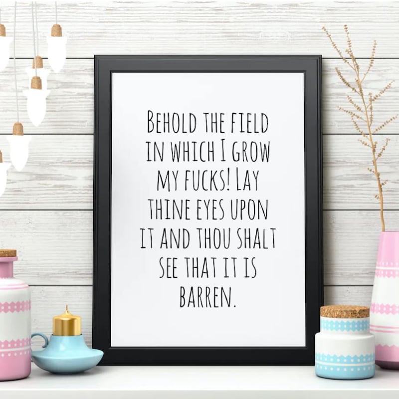 Behold the Field - Etsy
