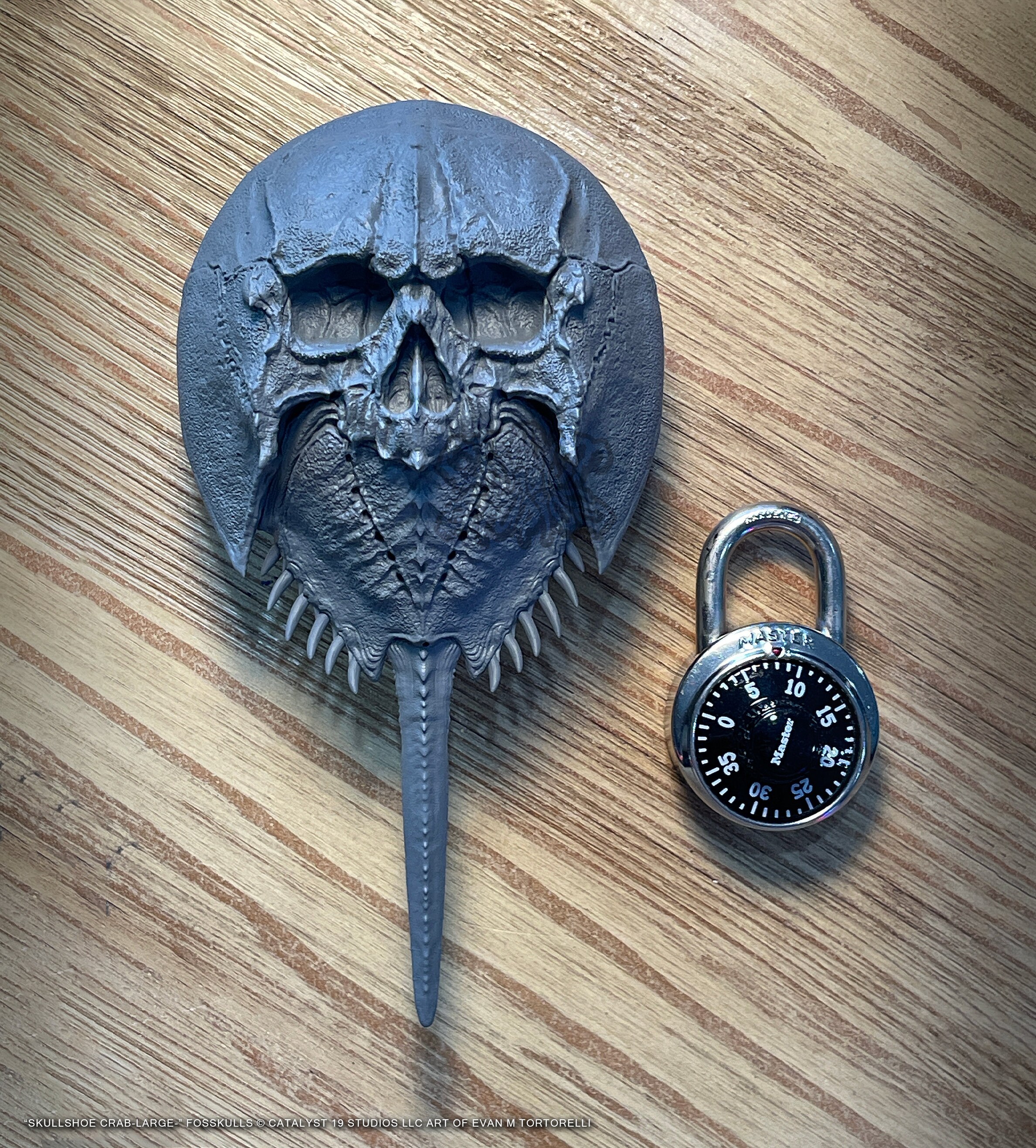 Skullshoe Crab 1:3 Scale Large Fosskull by Catalyst 19 Studios - Etsy