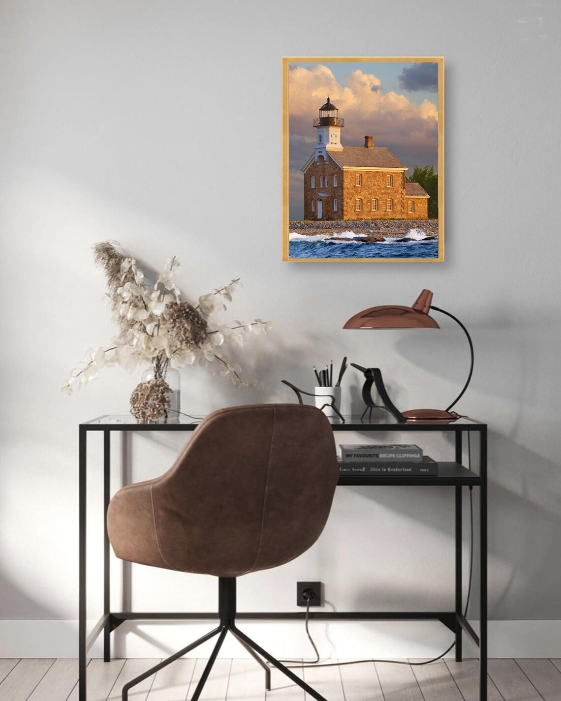 Sheffield Island Lighthouse: Long Island Sound Artwork - Etsy