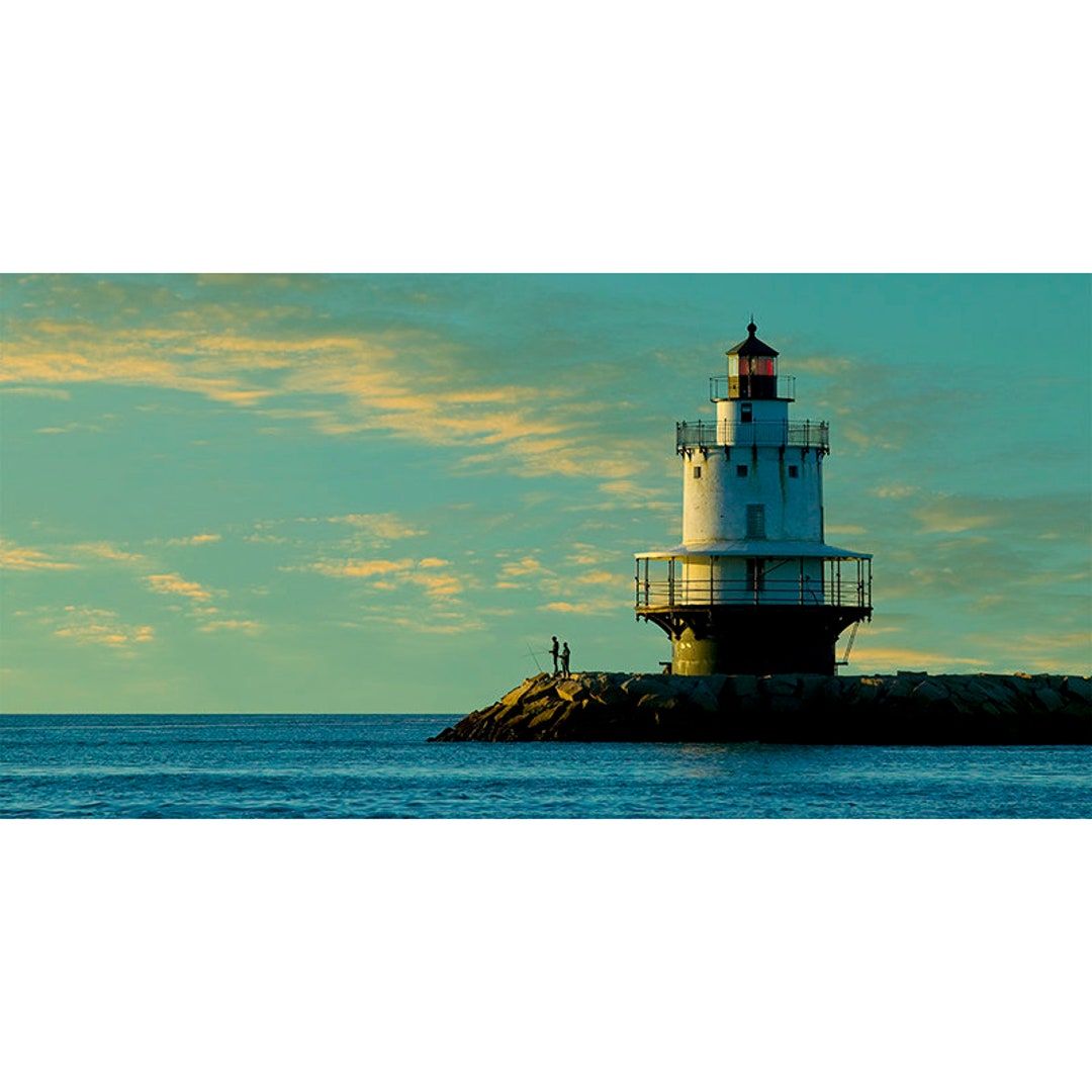 Portland Harbor (spring Point) Lighthouse: Portland Maine - Etsy