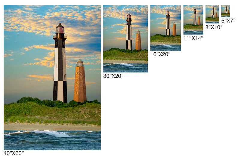 Old & New Cape Henry Lighthouses - Etsy