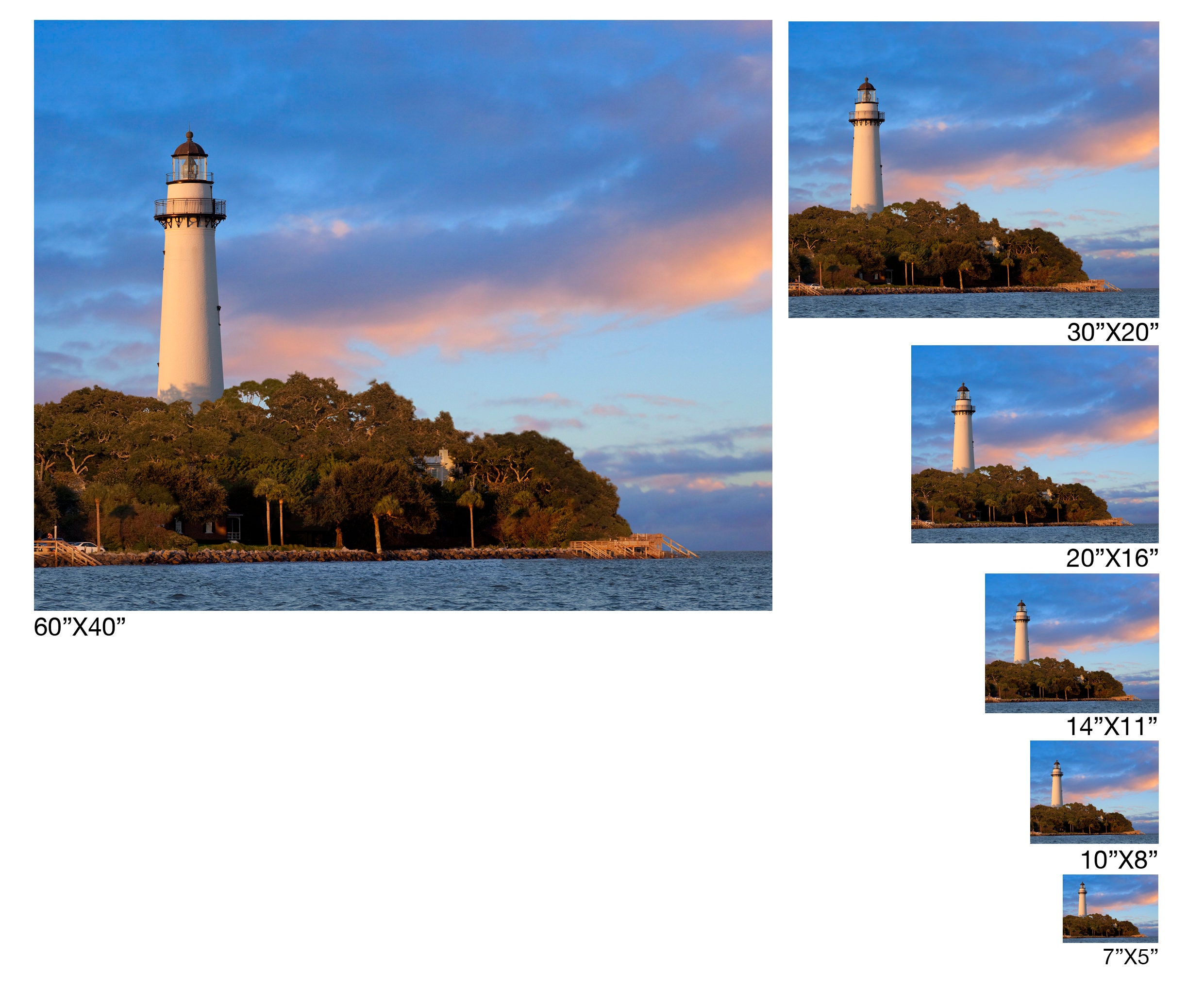 St Simon Island Lighthouse: Georgia Coastal Photography - Etsy