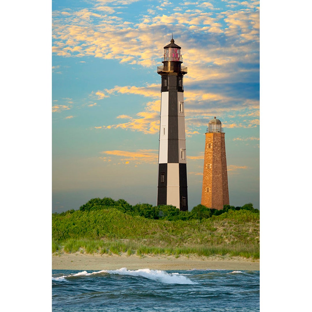 Old & New Cape Henry Lighthouses - Etsy