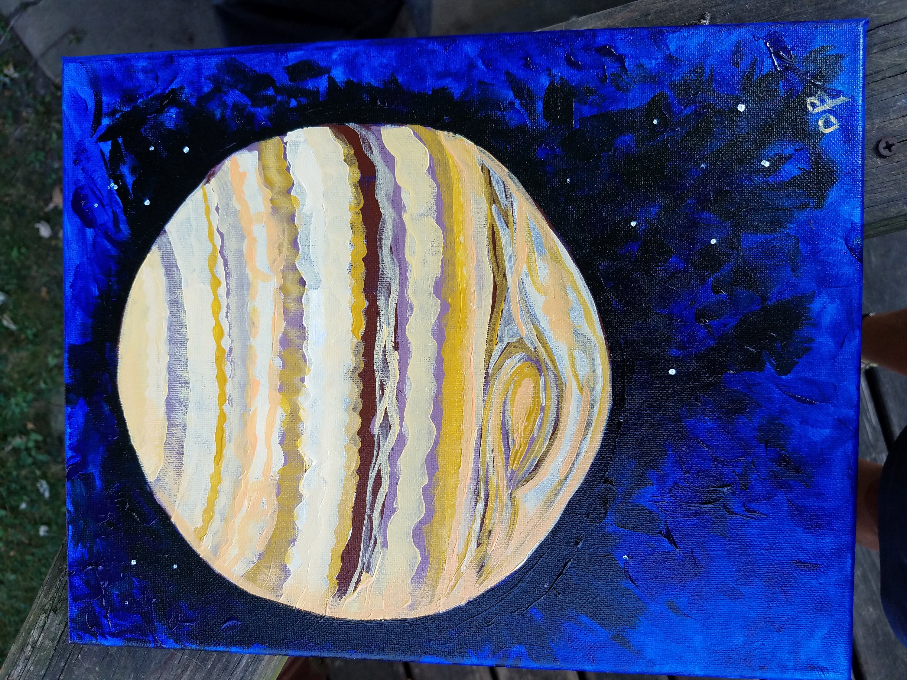 Jupiter Sun Painting