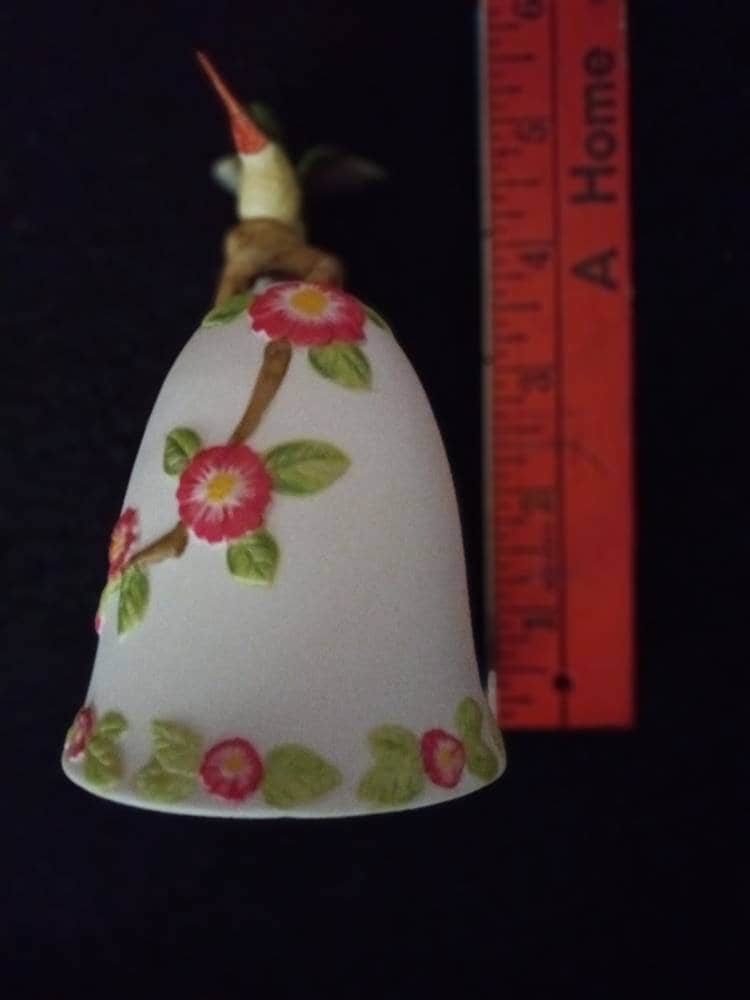 Vintage Lefton China Hummingbird Bell - Etsy