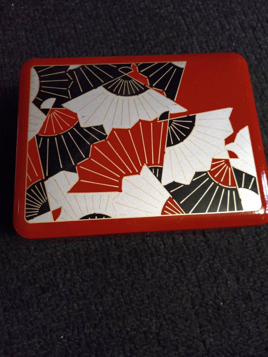 Vintage Japanese Laquerware Obento Box Jewelry Trinkets | Etsy