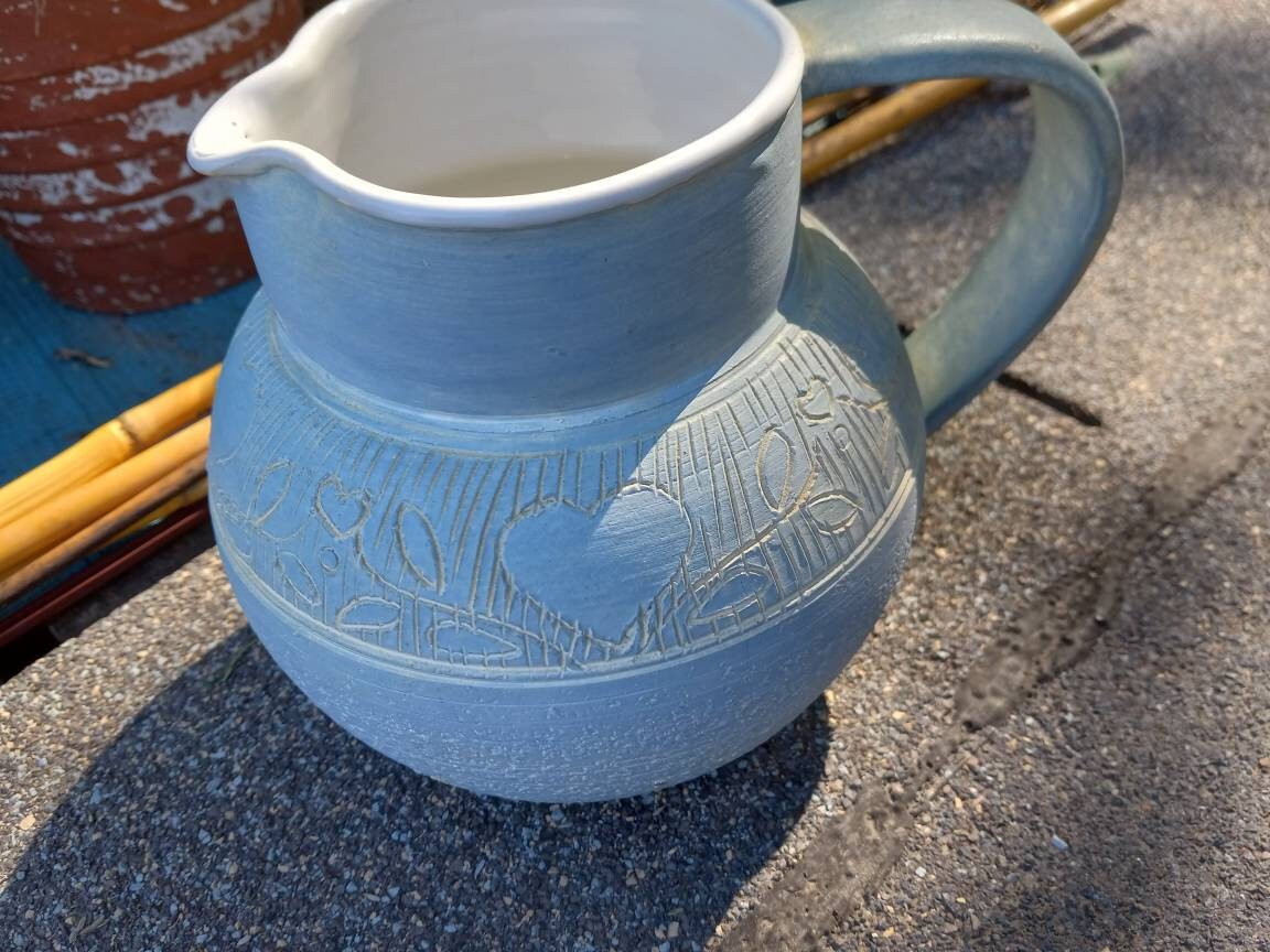 Vintage Napco Decorative Pottery Import of Thailand Pitcher. - Etsy