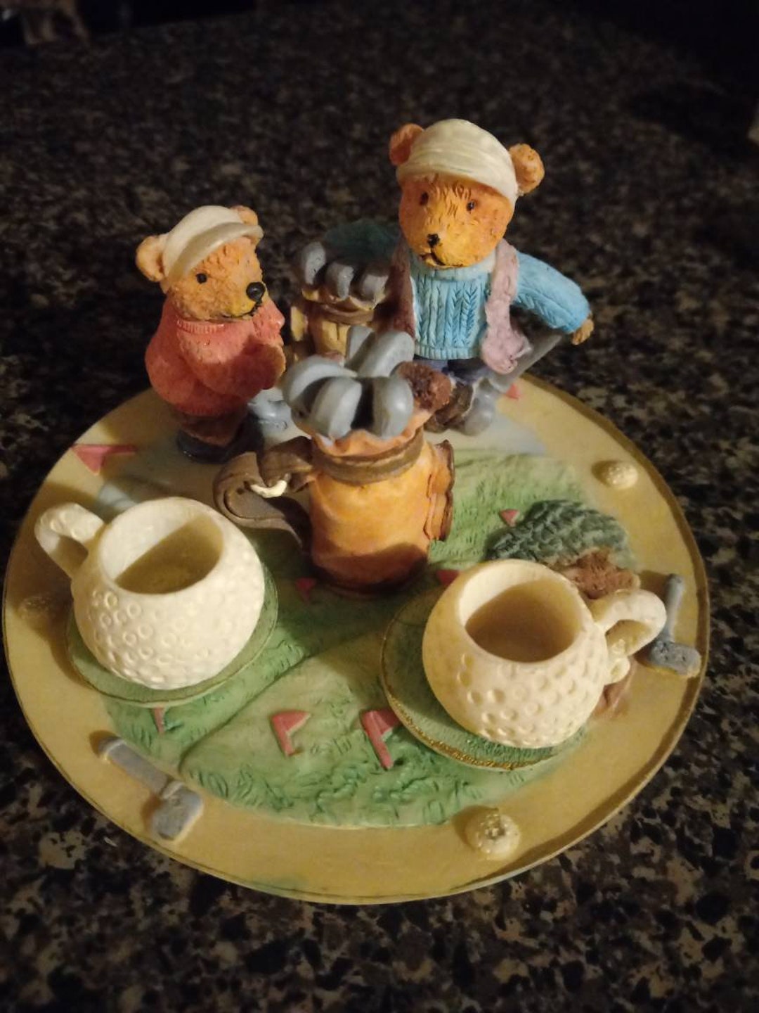 Miniature Golfing Bear Tea, Coffee Set - Etsy